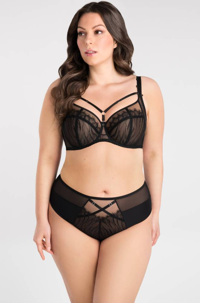 Miękki biustonosz z odpinanymi paseczkami na dekolcie Gorsenia K817 INESSA | Atrakcyjna